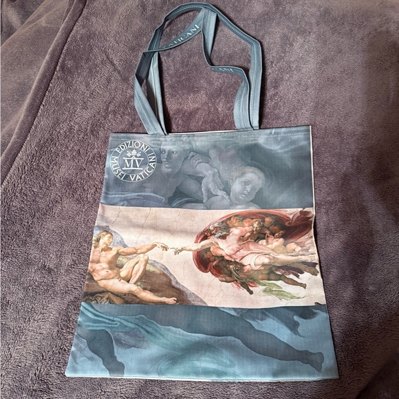 Bags | Vatican Museum Sistine Chapel The Creation Of Adam Michelangelo ...
